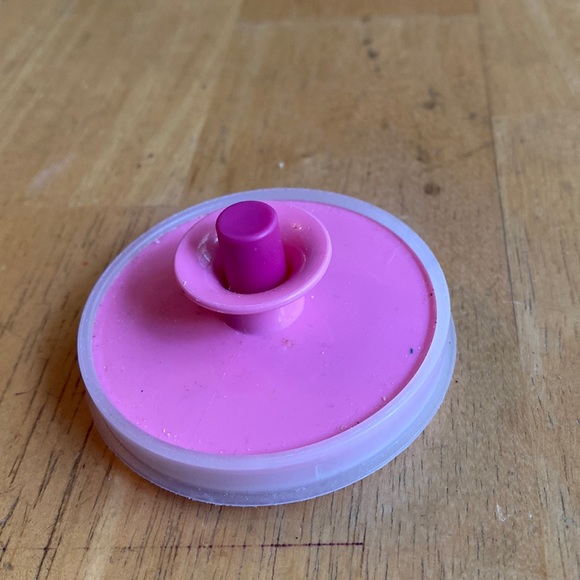 Tupperware | Kitchen | Tupperware Push Button 25 Seal Clear Pink ...